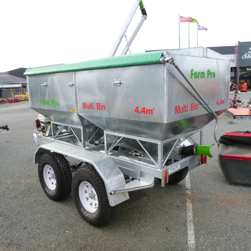 Multi bin grain feeder | Konigs Shepparton Pty. Ltd