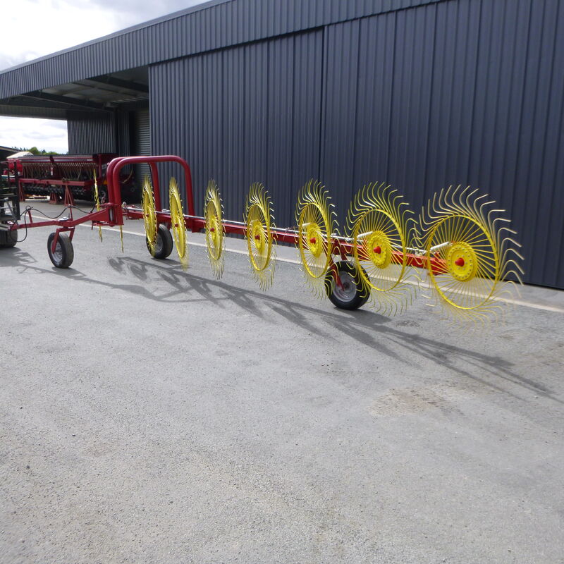 USED BONEL 9 WHEEL IN-LINE RAKE | Konigs Shepparton Pty. Ltd