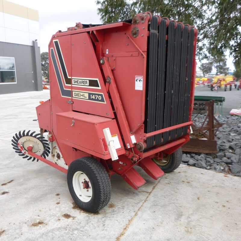 USED GEHL 1470 TDC ROUND BALER | Konigs Shepparton Pty. Ltd