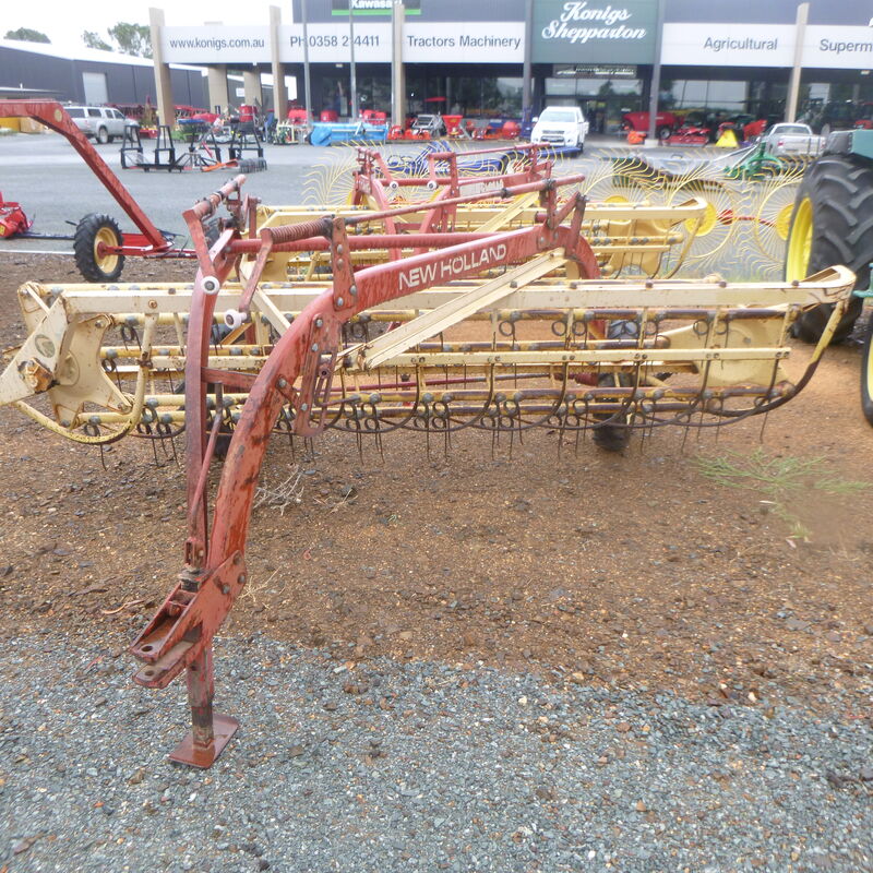 Used New Holland Super 56 roller bar rake | Konigs Shepparton Pty. Ltd